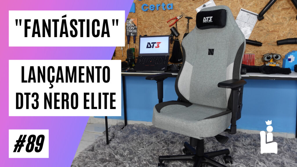 Cadeira Gamer DT3 Nero Elite - Cadeira Certa